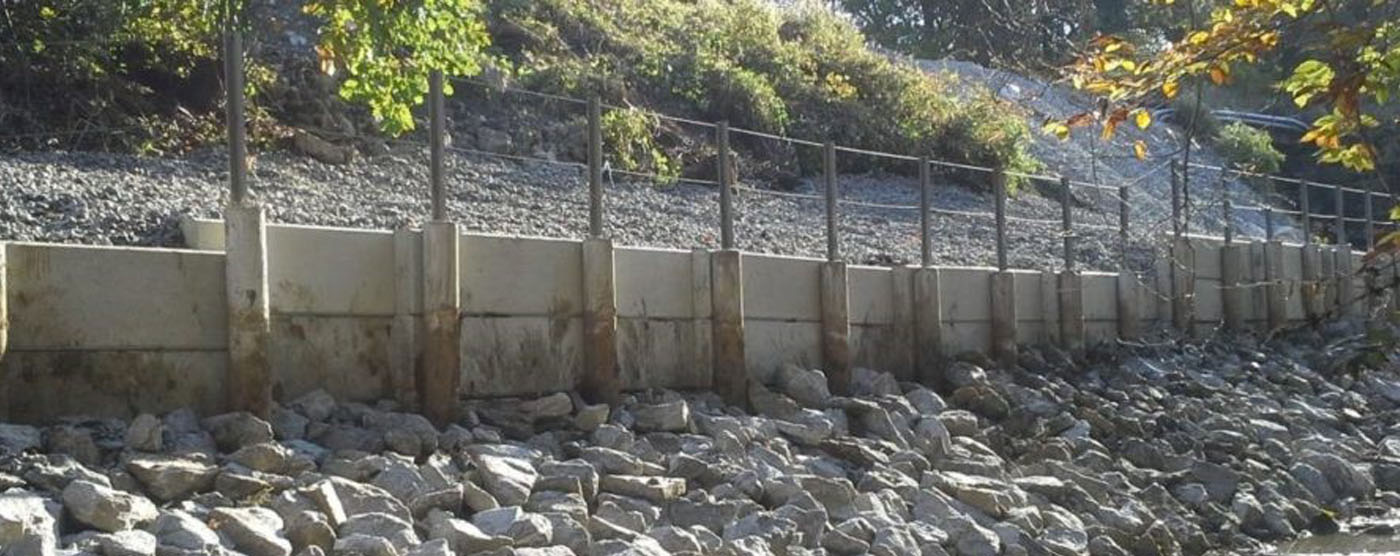 Pipe Pile Wall - Coastal Drilling East